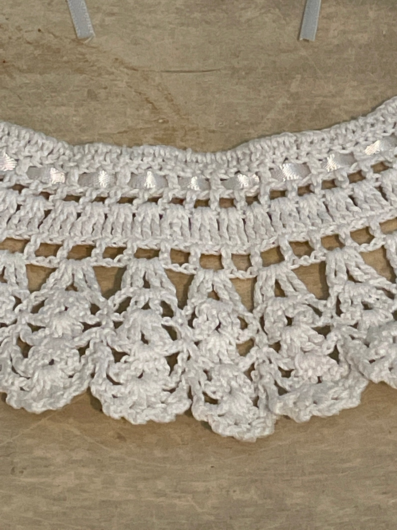 Vintage Crochet Neck Collar | Etsy