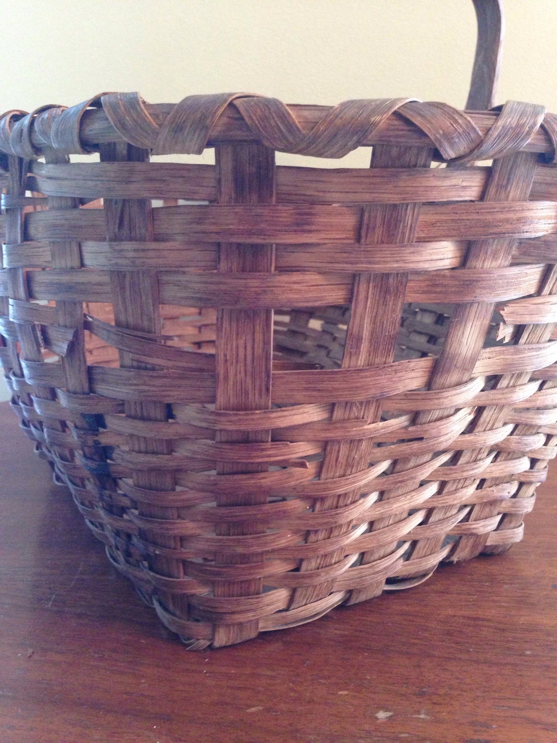 Antique Basket Rectangle or Oblong Shape - Etsy