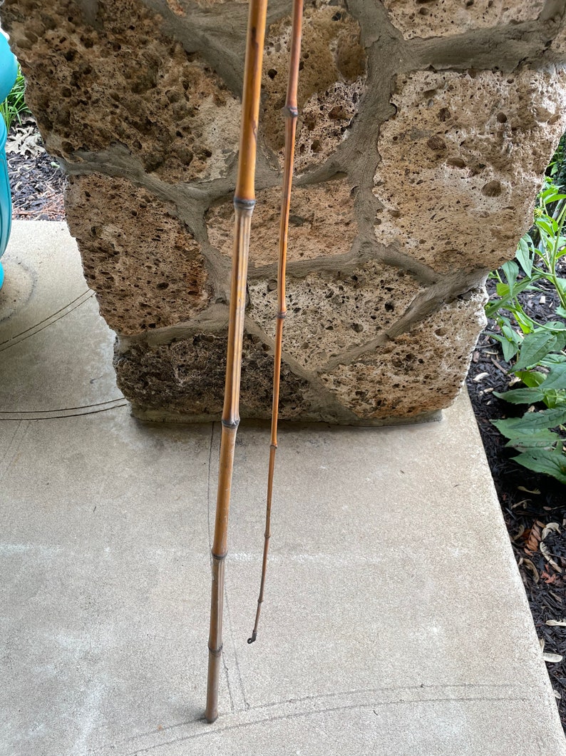 Vintage Lew’s Cane Pole ~ 2 Sections - Etsy