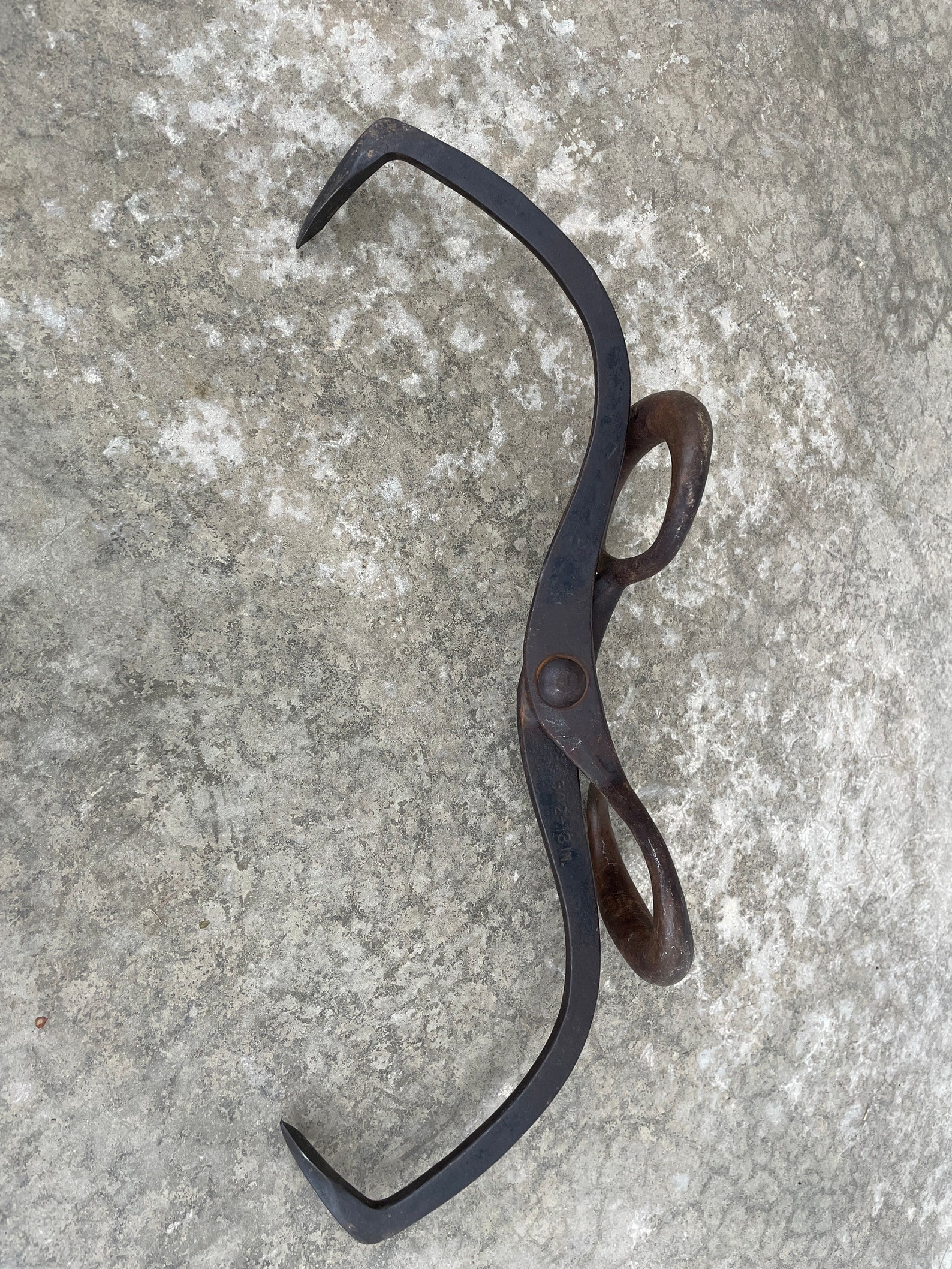 Ice Block Tongs Wrought Iron by Gifford Wood Co - Etsy