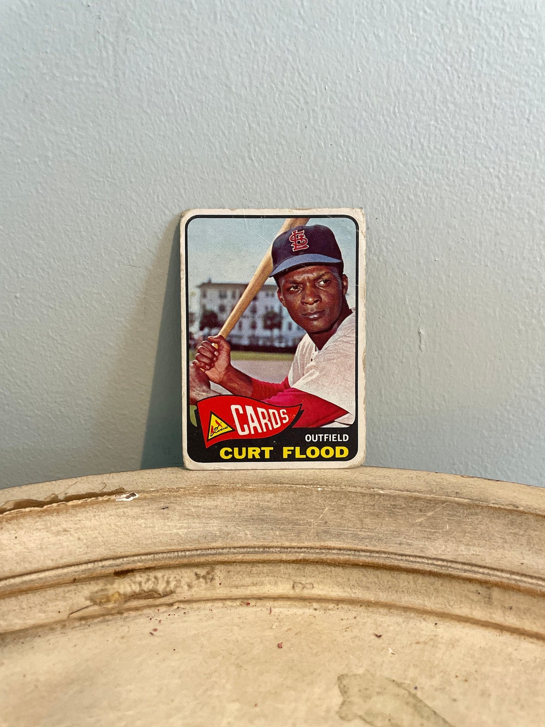 Vintage Baseball Card ~ Curt Flood ~ St Louis Cardinals ~ 1965 - Etsy