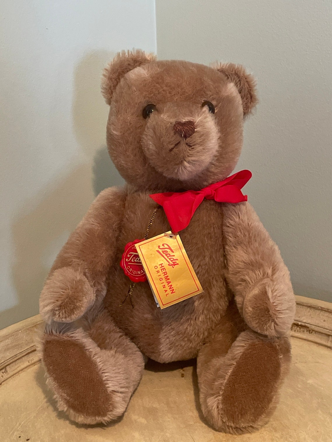 Vintage Hermann Teddy Bear 14 Inch | Etsy