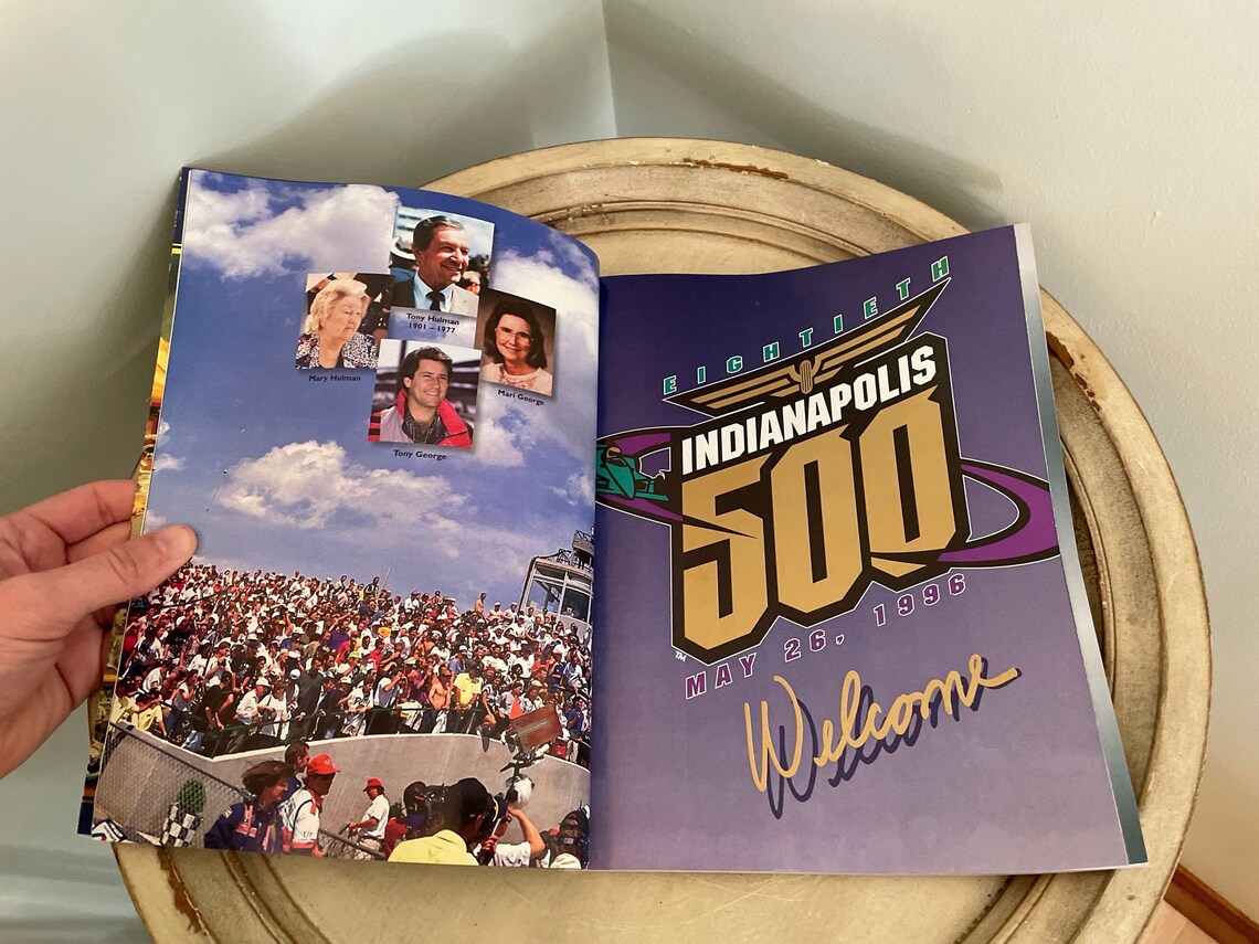 Official Program of the Indianapolis 500 ~ May 26 1996 - Etsy