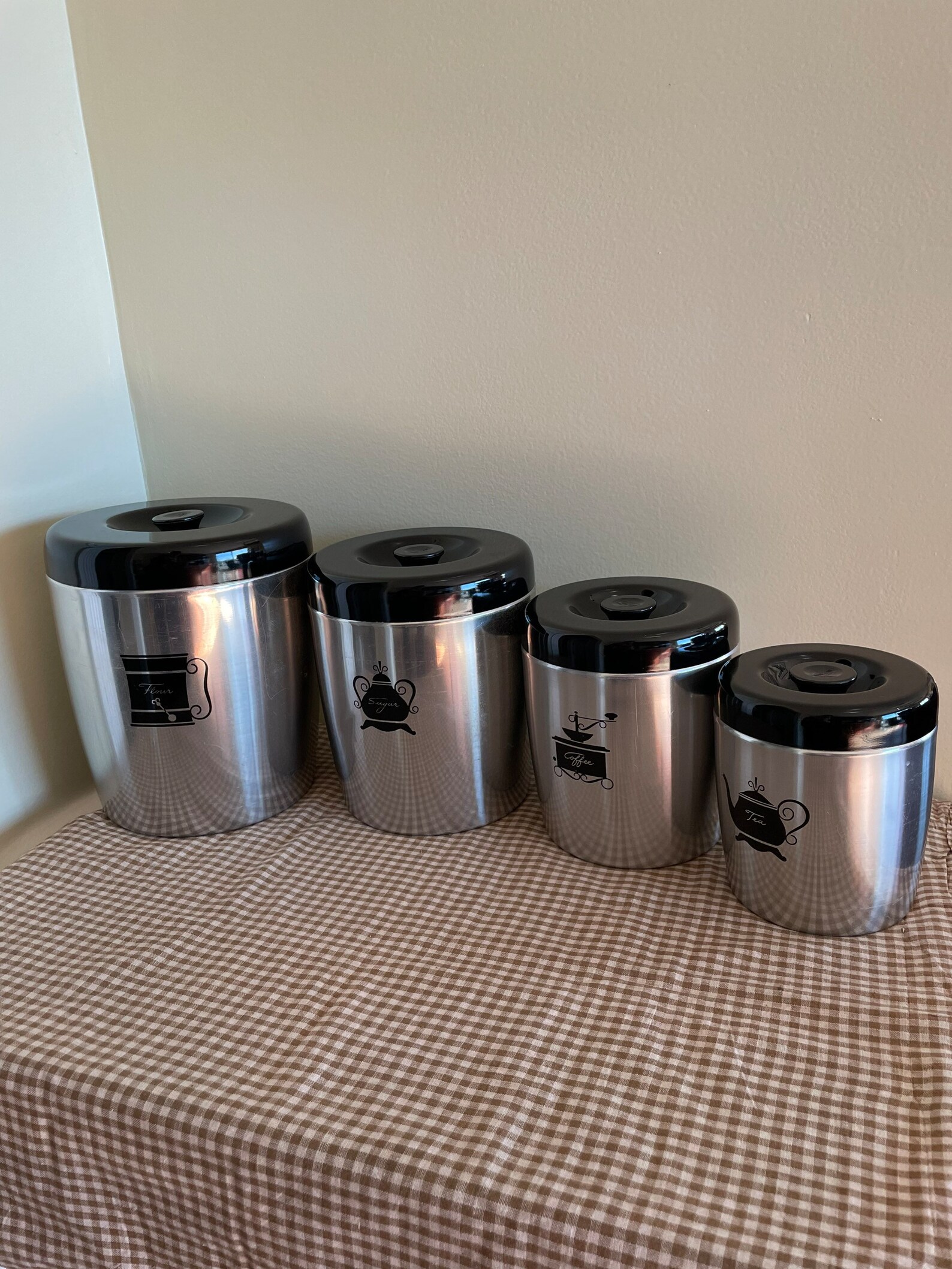 Vintage Canister Set Westbend Aluminum Canisters Set of - Etsy