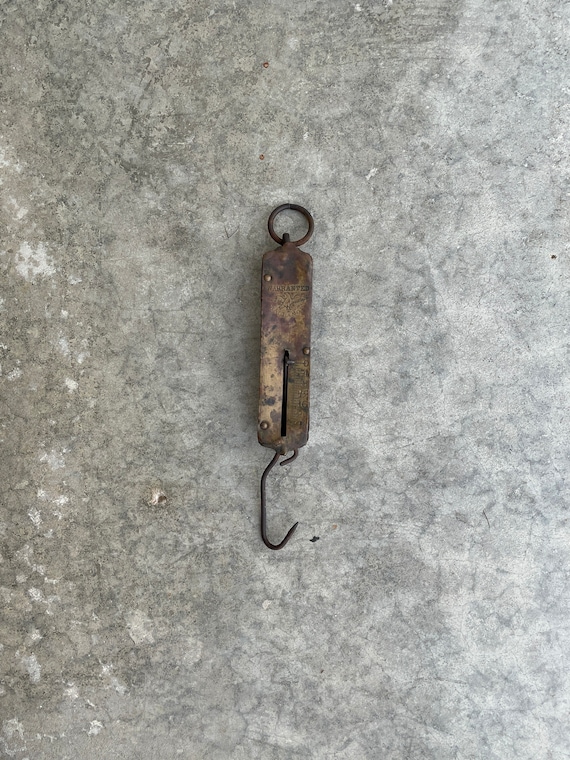 Antique Brass Spring Scale Warranted Balance 24 Pound | Etsy