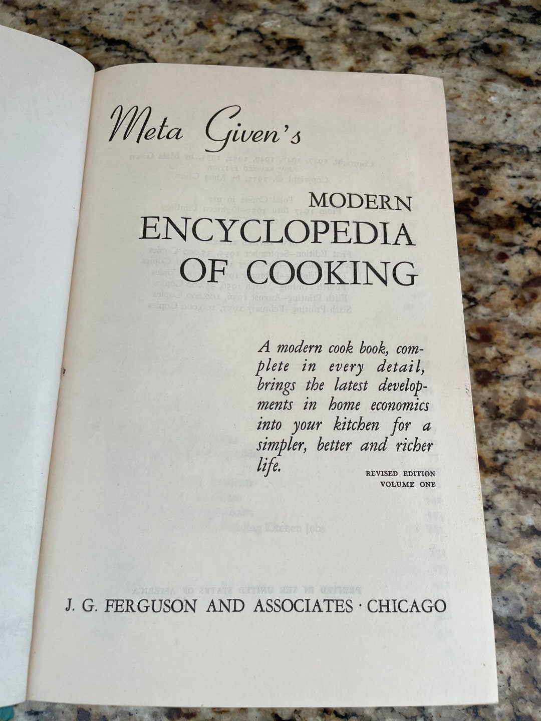 Vintage Cookbook ~ Meta Given’s Modern Encyclopedia of Cooking 1957 - Etsy