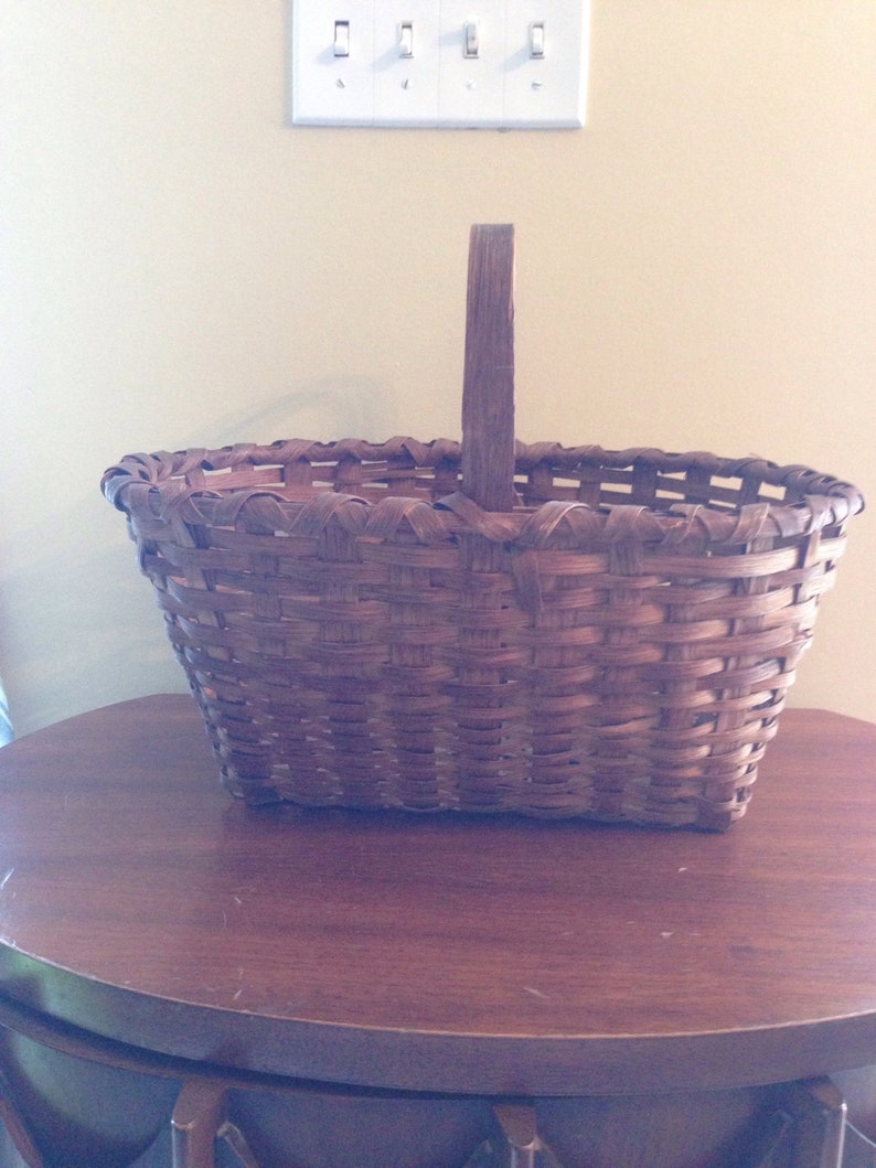 Antique Basket Rectangle or Oblong Shape - Etsy