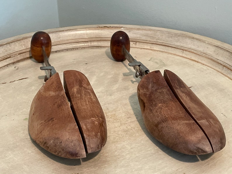 Vintage Shoe Tree Pair - Etsy