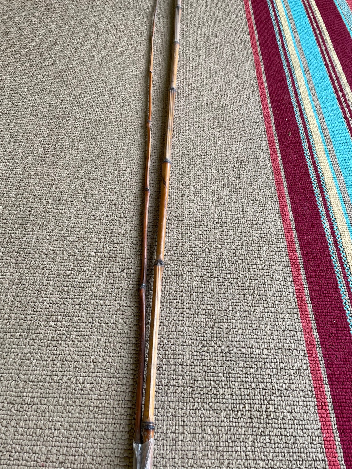 Vintage Lews Cane Pole 2 Sections | Etsy
