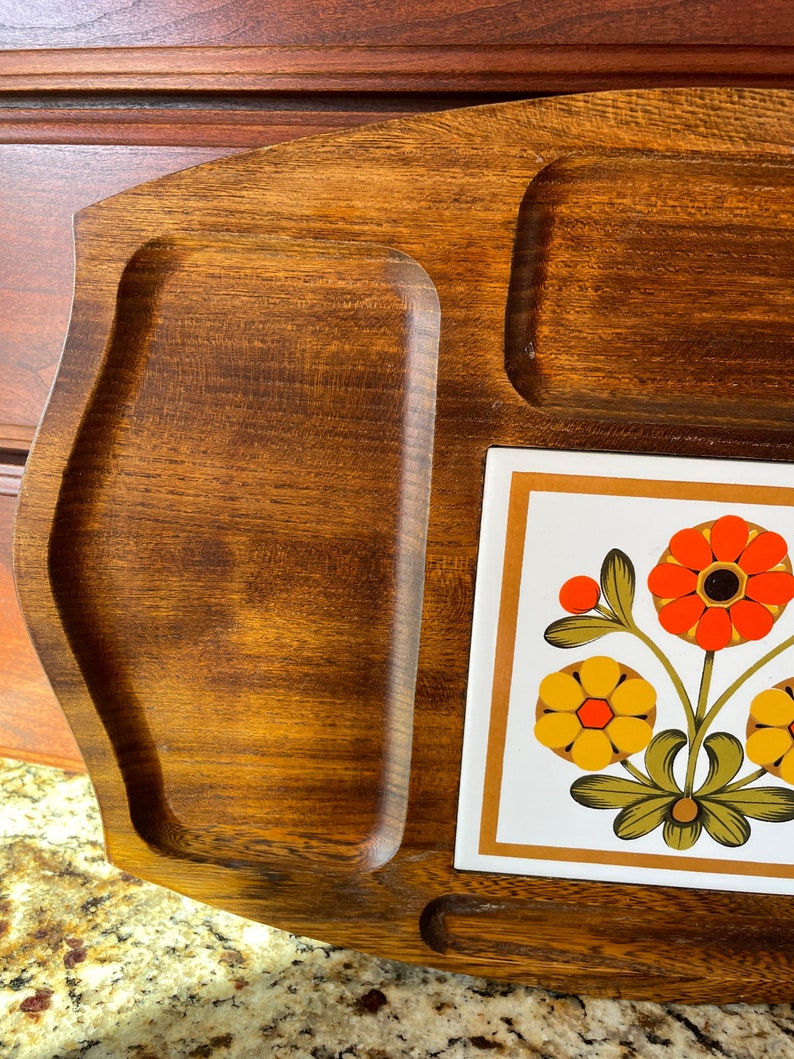 Vintage Gail Craft Serving Tray Charcuterie Platter - Etsy