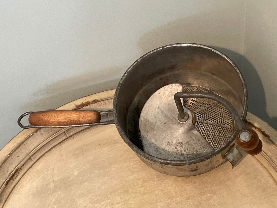 Vintage Foley Food Mill with Wooden Handles | Etsy