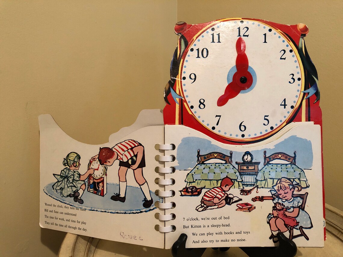 Round the Clock Children's Book | Etsy