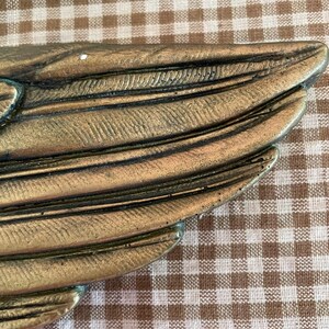 Vintage Federal Eagle ~ Gold Color Plaster - Etsy