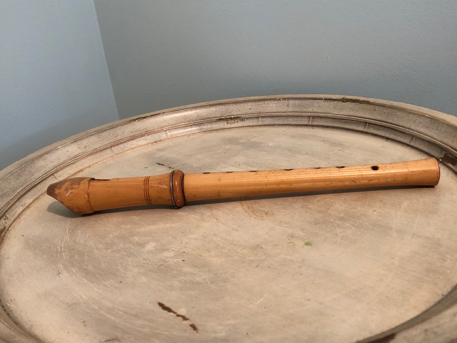 Vintage Wooden Recorder with Case Light Wood Color | Etsy