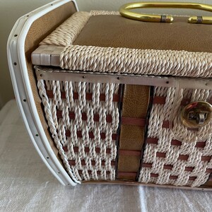 Vintage Singer Sewing Box With Gold Handle - Etsy