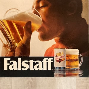 Vintage Paper Advertisement ~ Falstaff ~ 1968 - Etsy