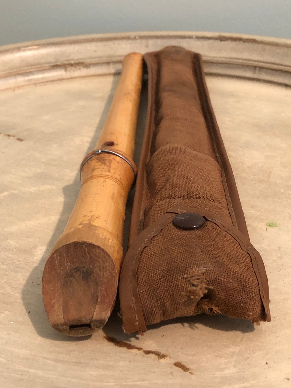 Vintage Wooden Recorder With Case Light Wood Colored - Etsy