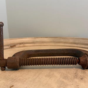 Vintage C Clamp Rusty Metal 1440-4 - Etsy