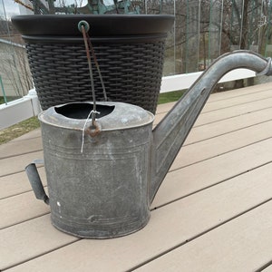 Antique Galvanized Radiator Water Can With Curved Spout - Etsy