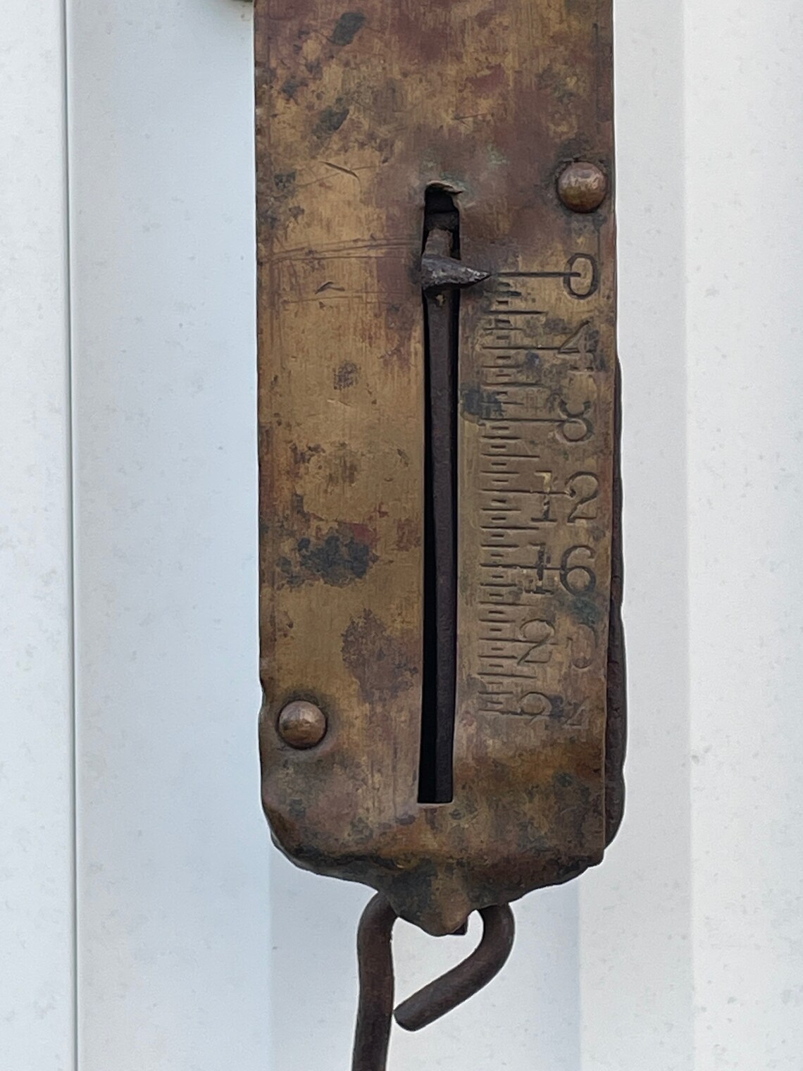 Antique Brass Spring Scale Warranted Balance 24 Pound | Etsy