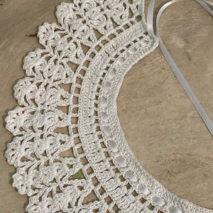 Vintage Crochet Neck Collar - Etsy