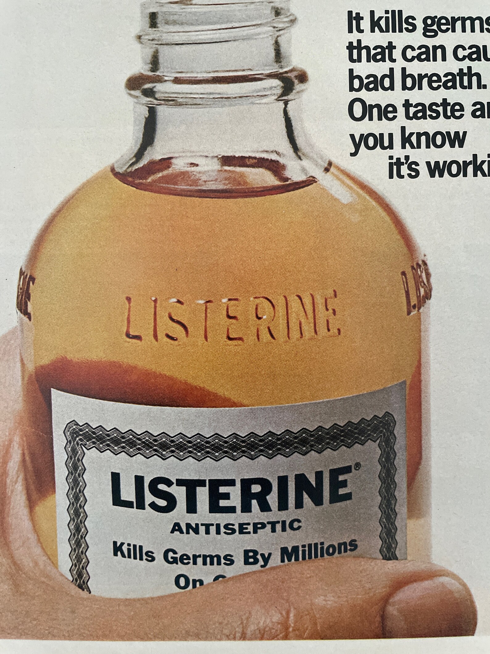 Vintage Paper Advertisement ~ Listerine ~ Potent ~ 1970 - Etsy