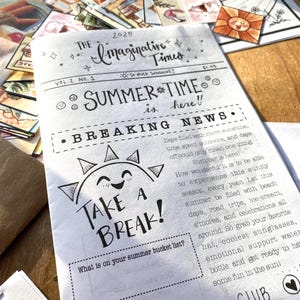 Summer Newspaper Pack, Summer Fun Mail, Summer Mystery Mail, Summer ...