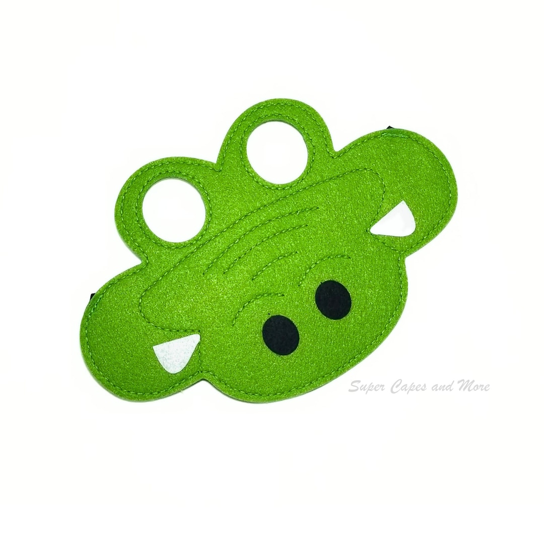 Crocodile Felt Mask/ Jungle Forest Animal Mask/ Forest Animal Birthday ...