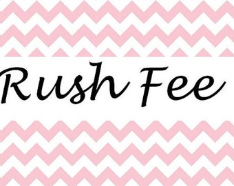 Rush Fee - Etsy
