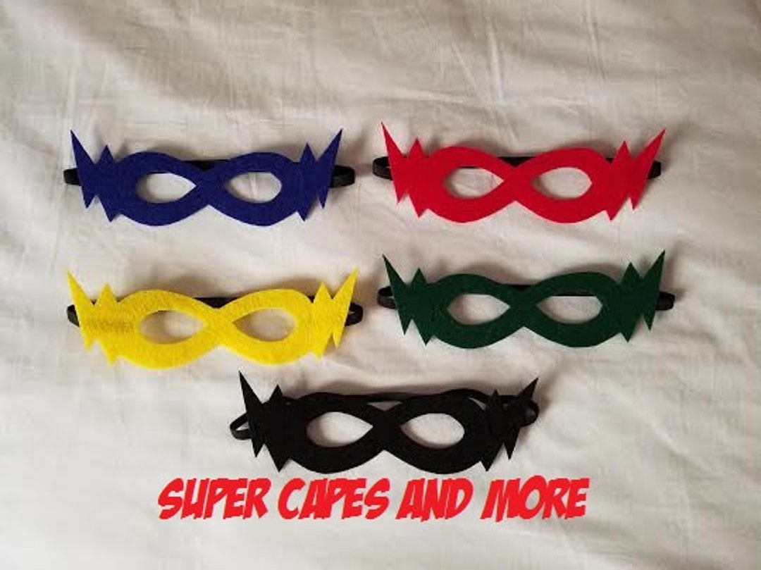 Lightning Bolt Felt Mask/ Superhero Felt Masks/ Party Favors/ Gifts for ...