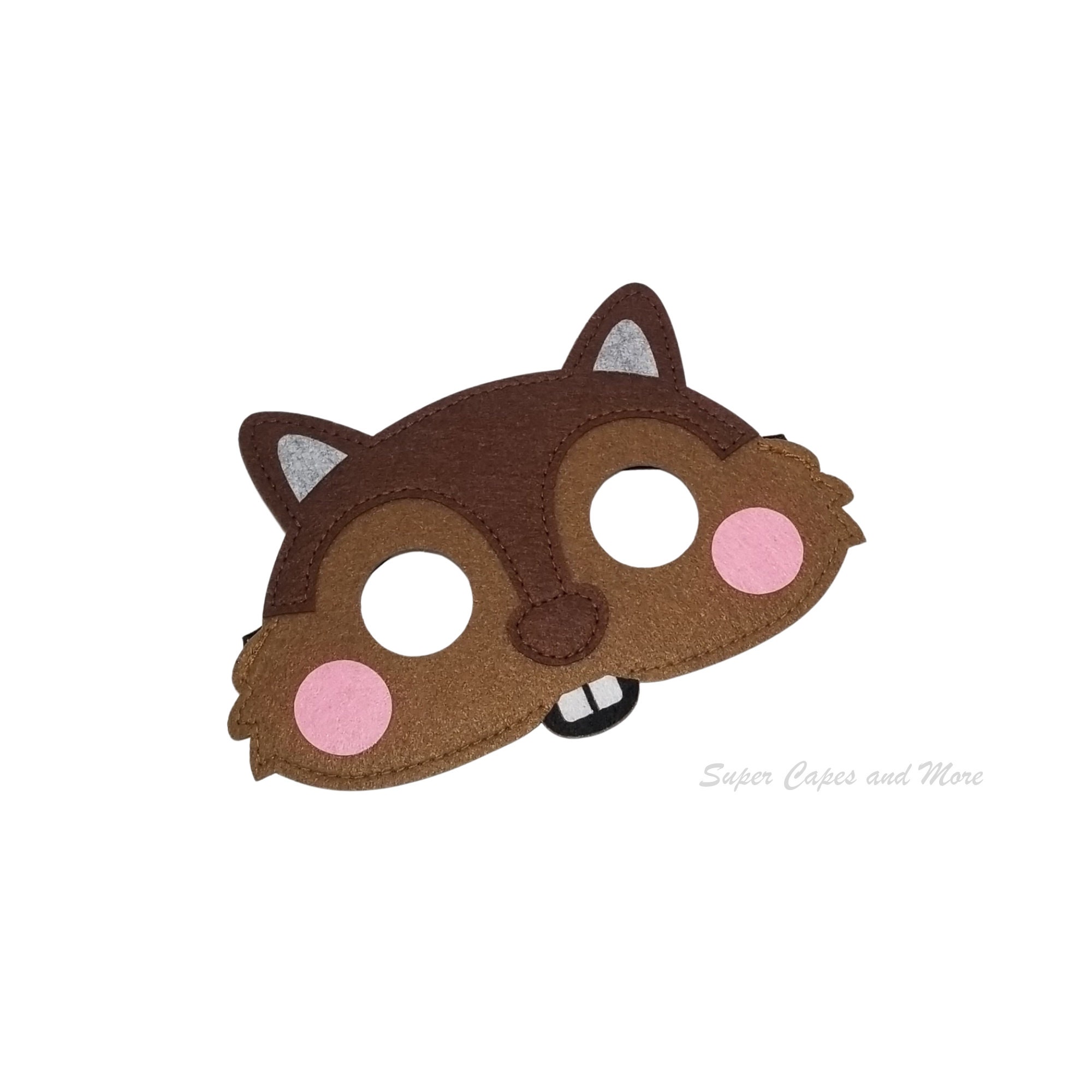 Chipmunk Felt Mask/ Forest Animal Mask/woodland Animal Birthday Party ...