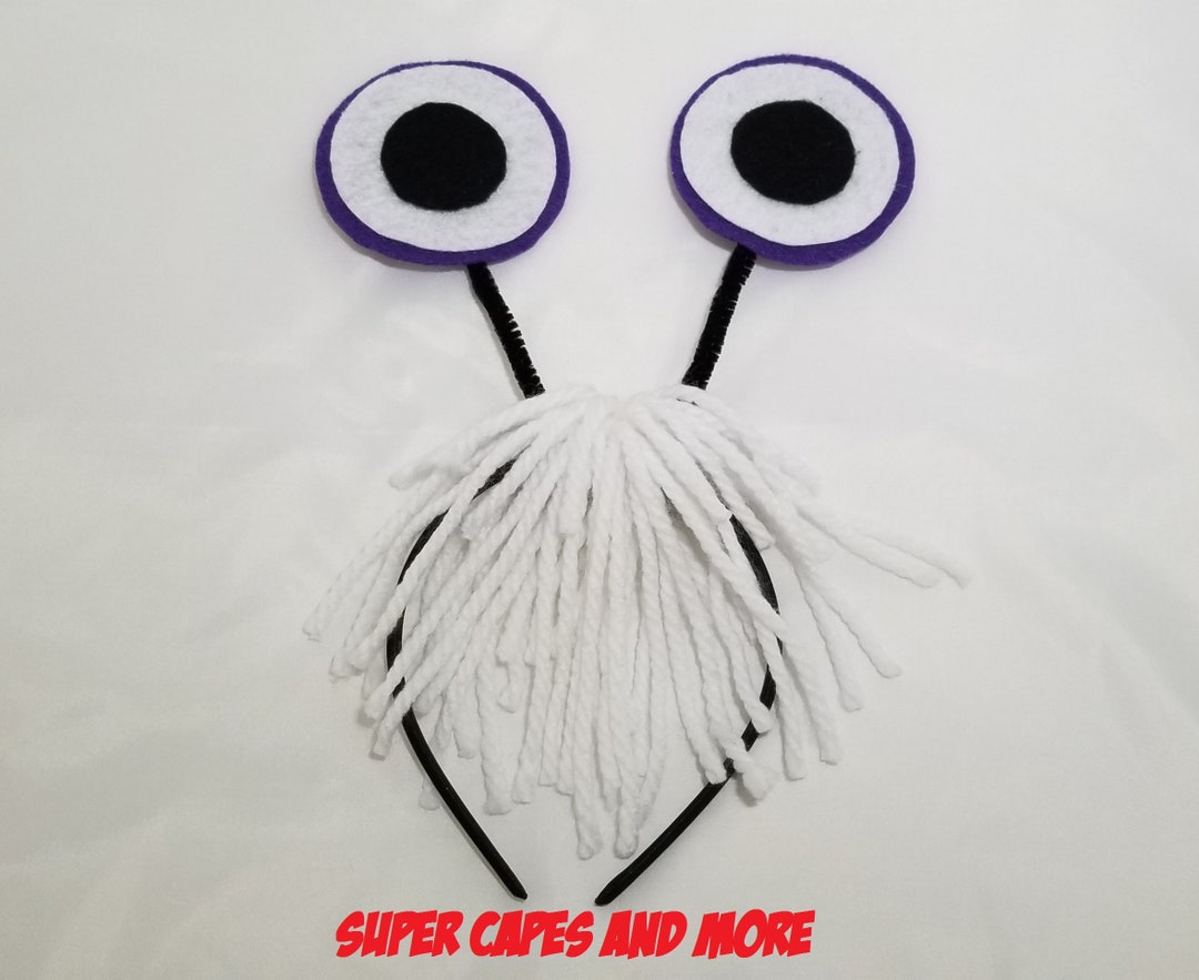 Monster Headband With Hair and Eyes / Monster Headband Dance Recital ...