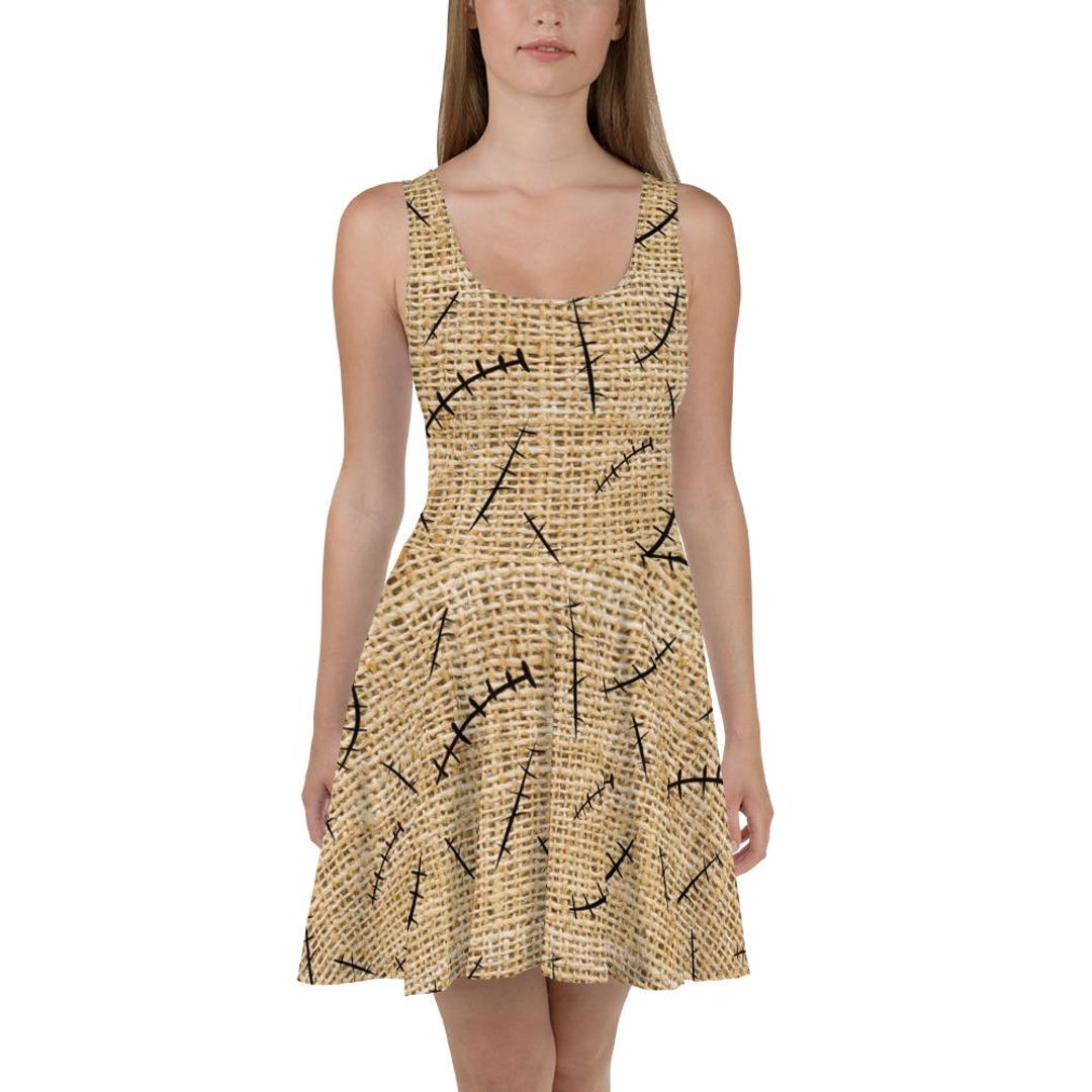 Burlap Sack Skater Dress, Woman Villain Halloween Costume, Oogie ...