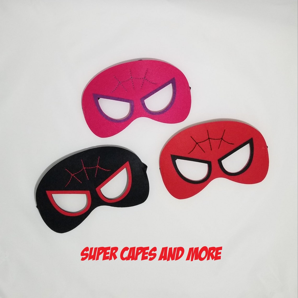 Super Spider Felt Mask/ Super Red Spider Mask/ Black Spider - Etsy