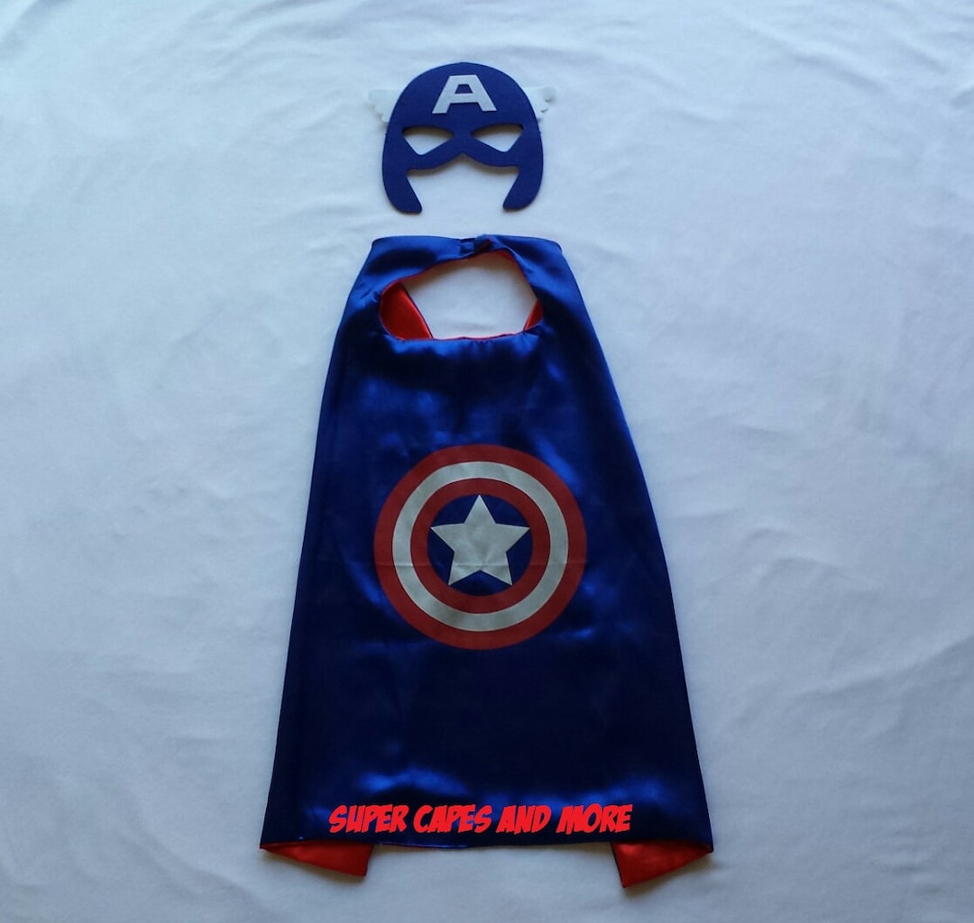 Super Shield Superhero Cape - Superhero Cape - Superhero Birthday ...