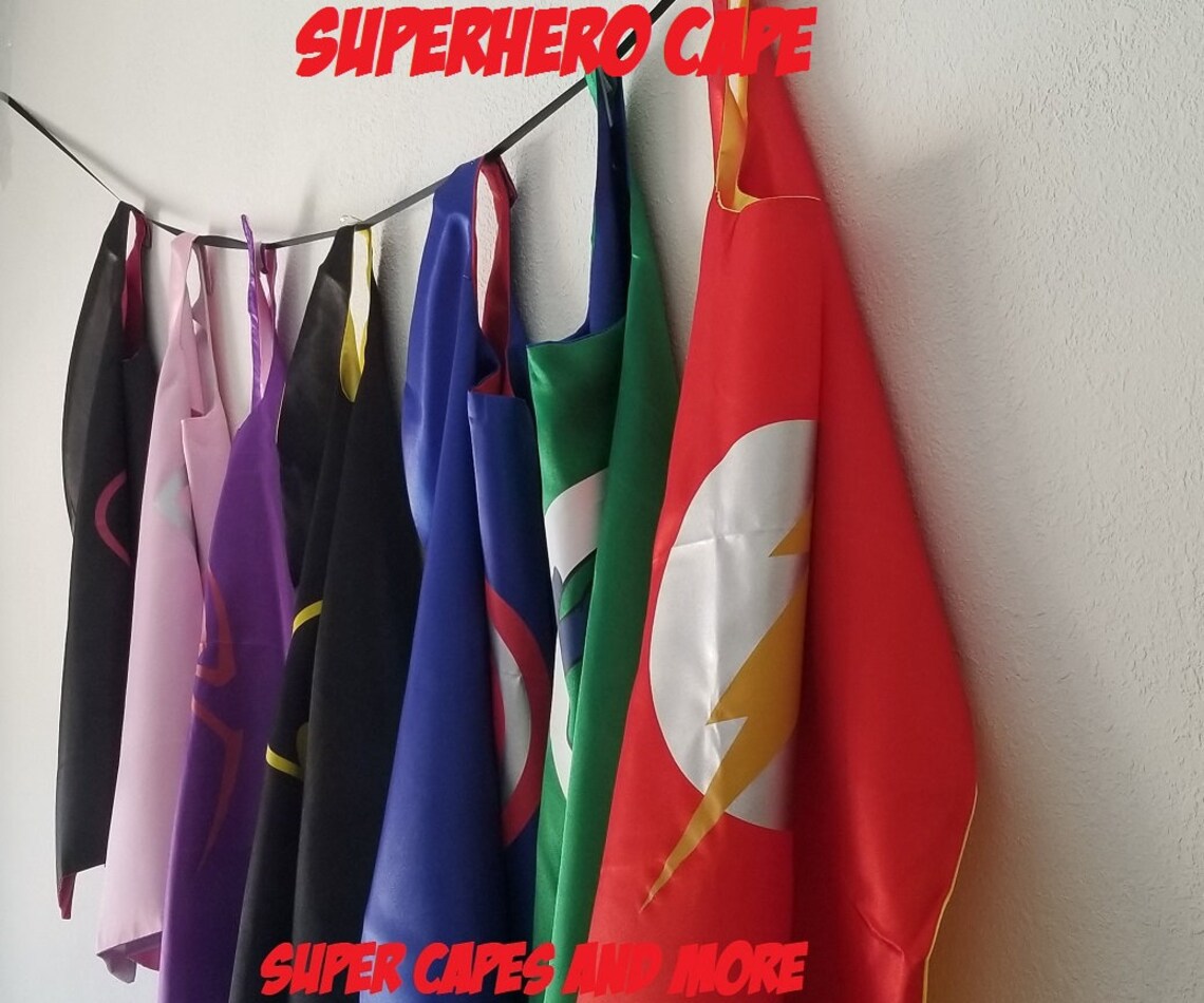 Superhero Cape/ Superhero Costume/ Superhero Birthday Party - Etsy