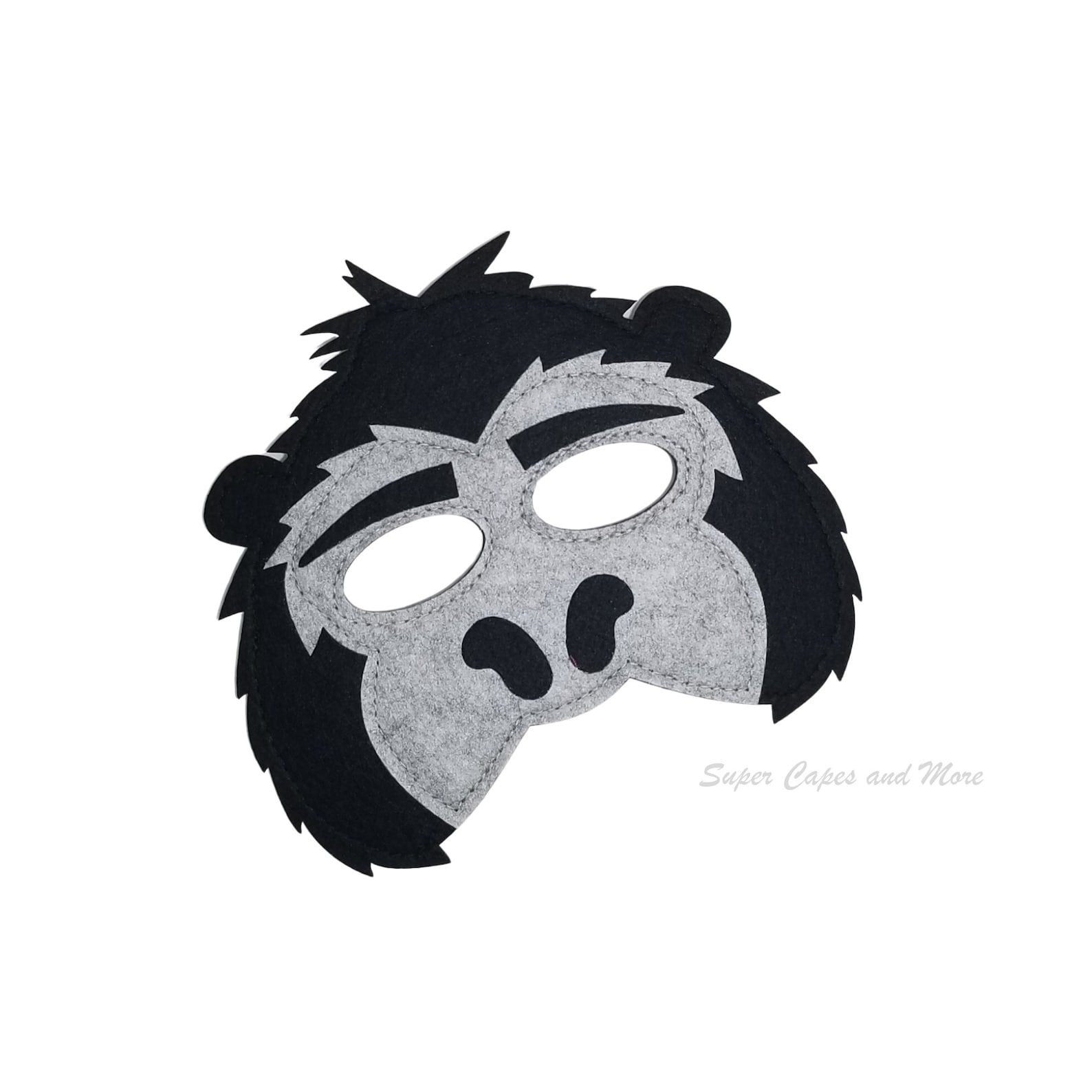 Gorilla Felt Mask/ Jungle Animal Mask/ Safari Jungle Animal Birthday ...