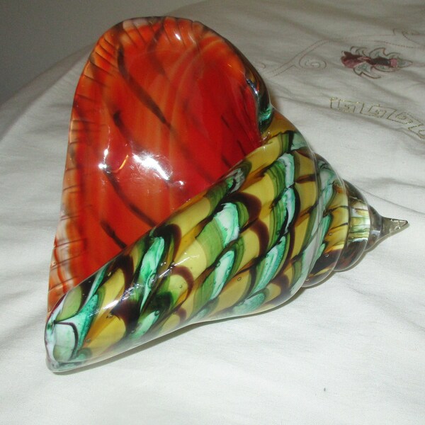 Glass Conch - Etsy