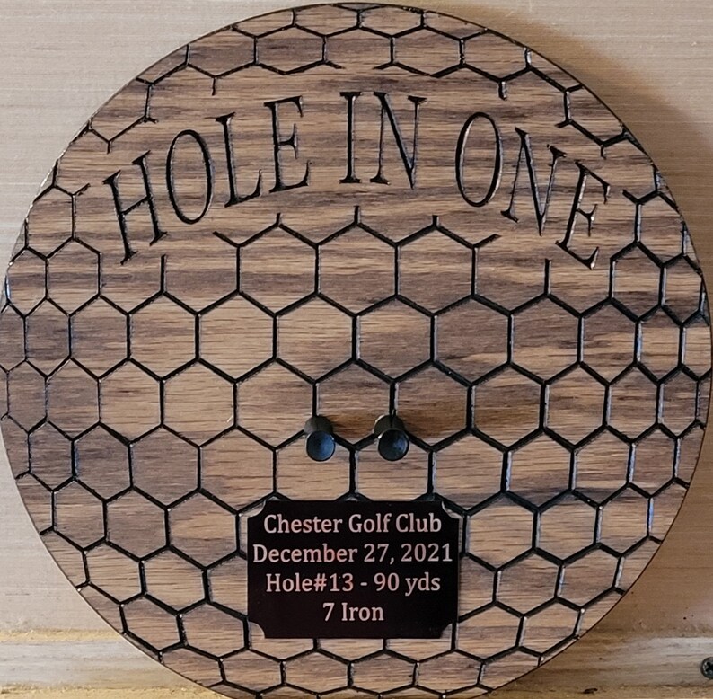 Hole in One Plaque - Etsy