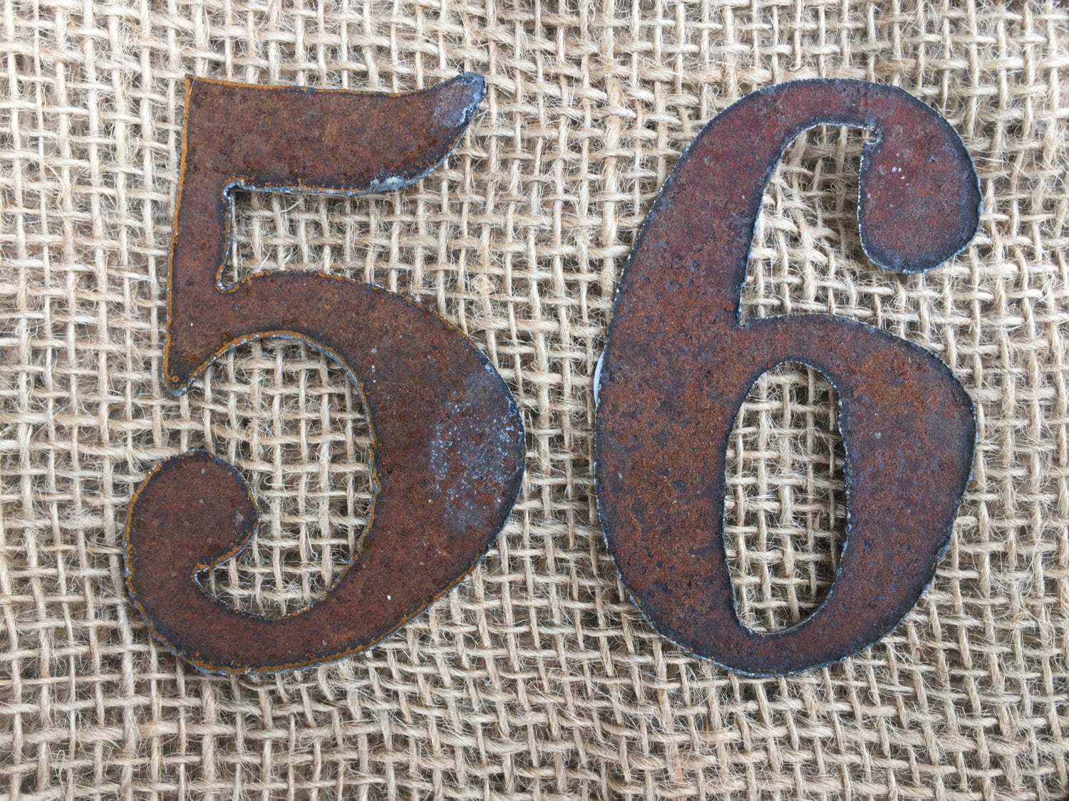 3 Tin Numbers / 3 Metal Numbers / Rusty Tin - Etsy Canada