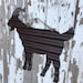 Corrugated Tin Goat / Rustic Farm Decor / Metal Goat - Etsy