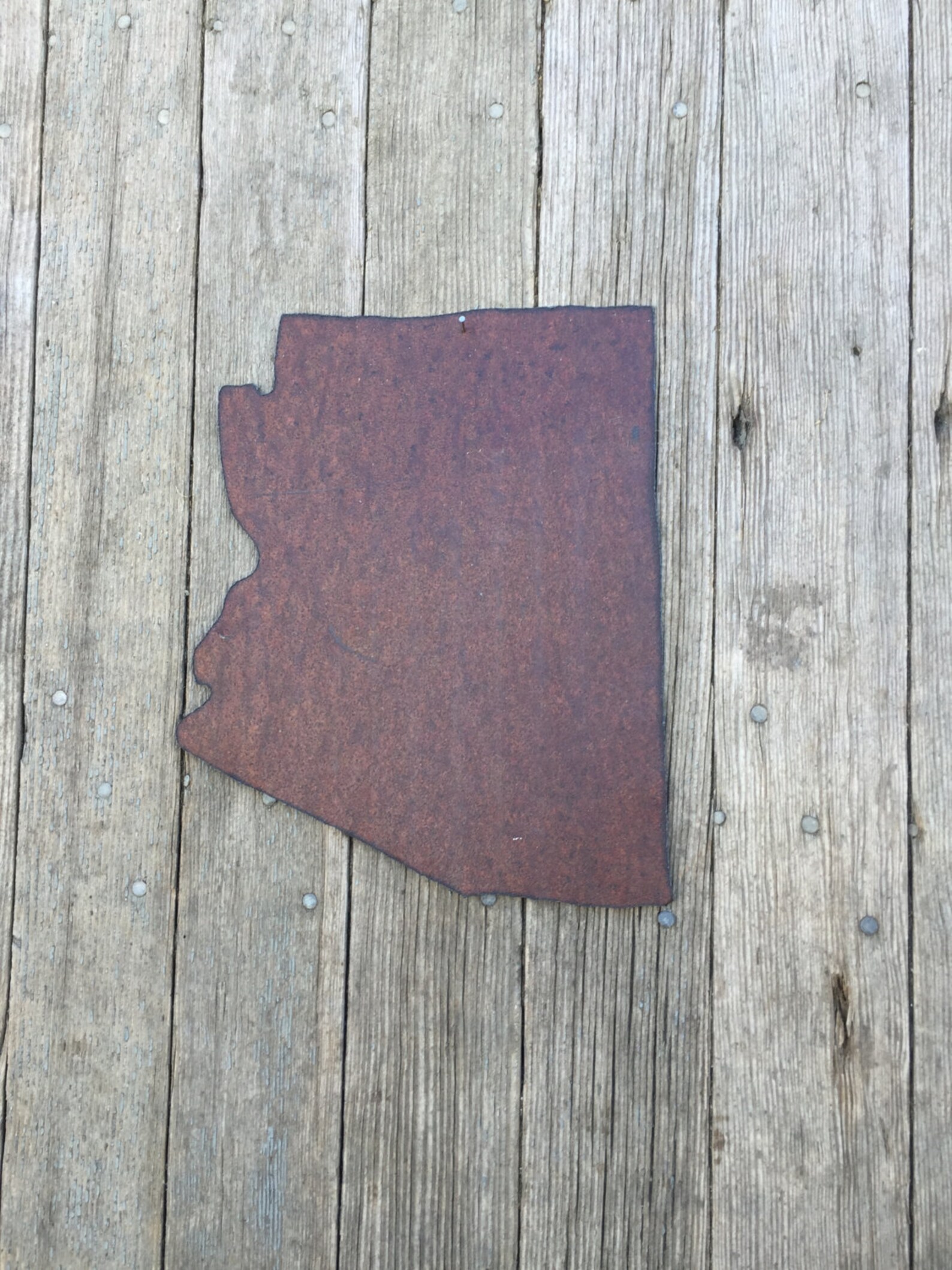 State of Arizona Arizona Wall Hanging Rustic Arizona Decor - Etsy