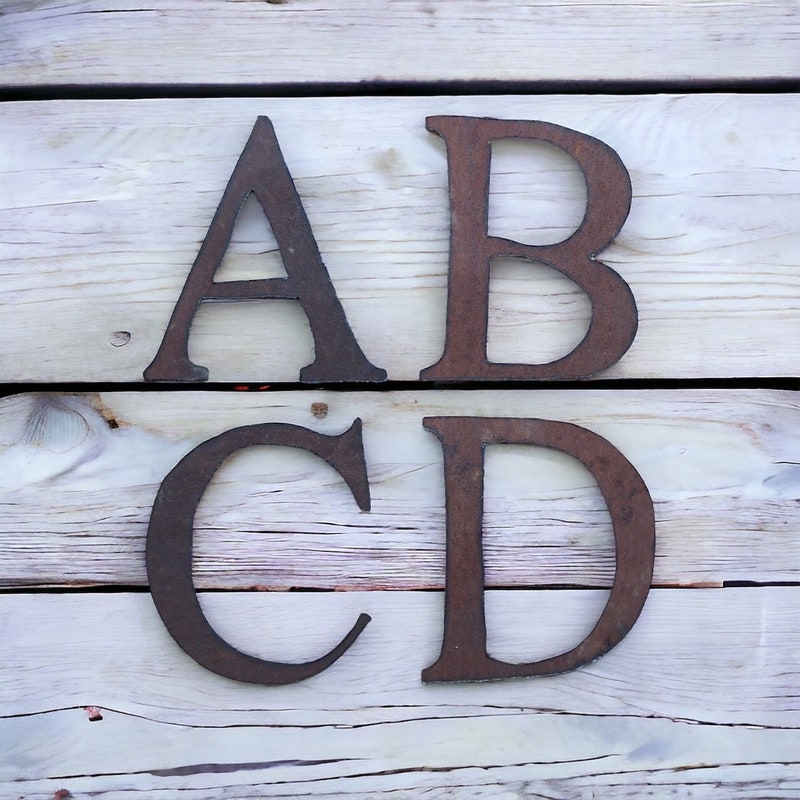 Metal Letters - Etsy