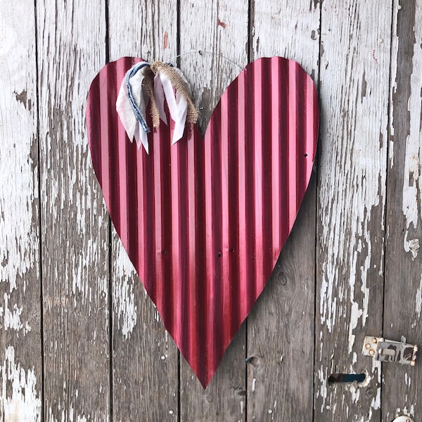 Tin Heart - Etsy