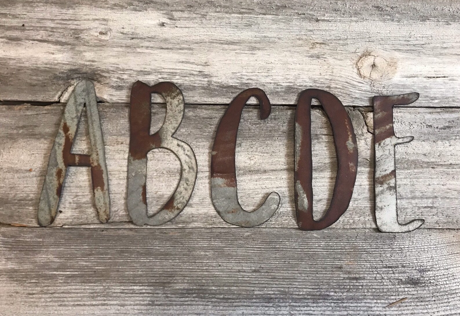 8 Miss Magnolia Letters / Rustic Tin Letters / Metal - Etsy