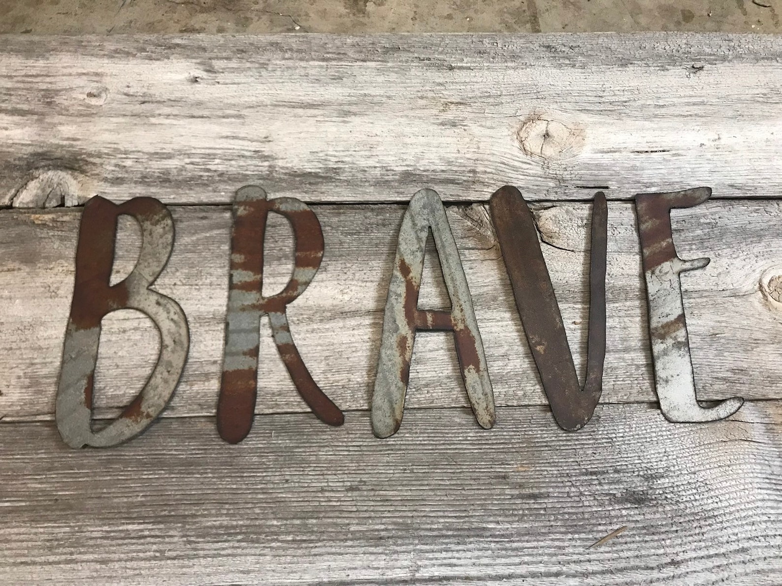 8 Miss Magnolia Letters / Rustic Tin Letters / Metal - Etsy