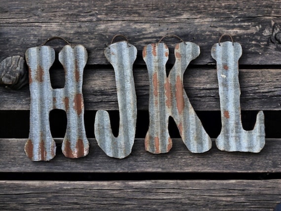 Corrugated Tin Letters For Door A Mailbox And Corrugated Metal