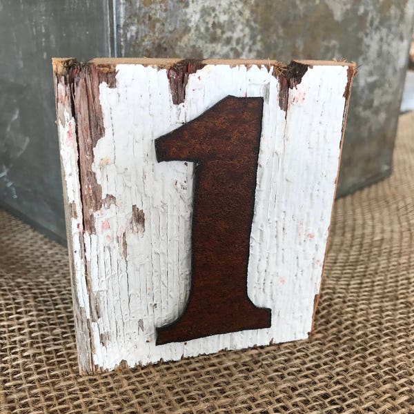 Rustic Table Numbers - Etsy