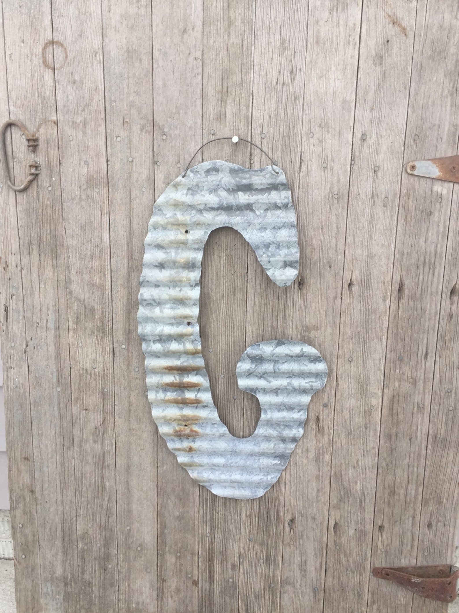 24 Inch Galvanized Tin Letters / 24" Tin Letters / Letters A-Z / Rusty ...