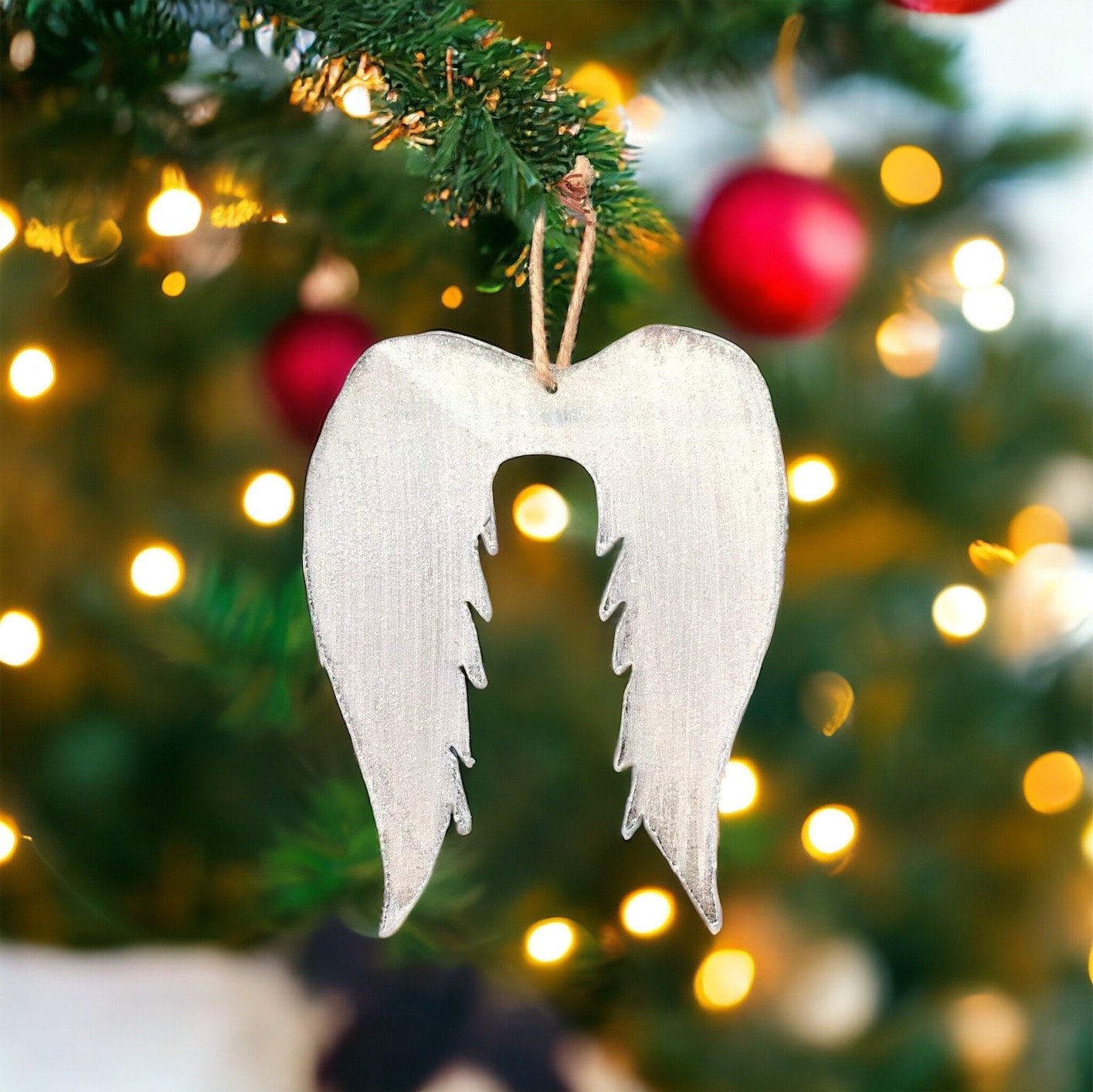 Angel Wing Christmas Ornaments Tin Angel Wing Ornaments Metal Angel Wing Ornaments Etsy Canada